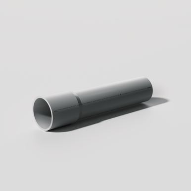 3 in. x 10 ft. PVC Schedule 40 Gray Conduit Pipe - Bell End - Viterra ...