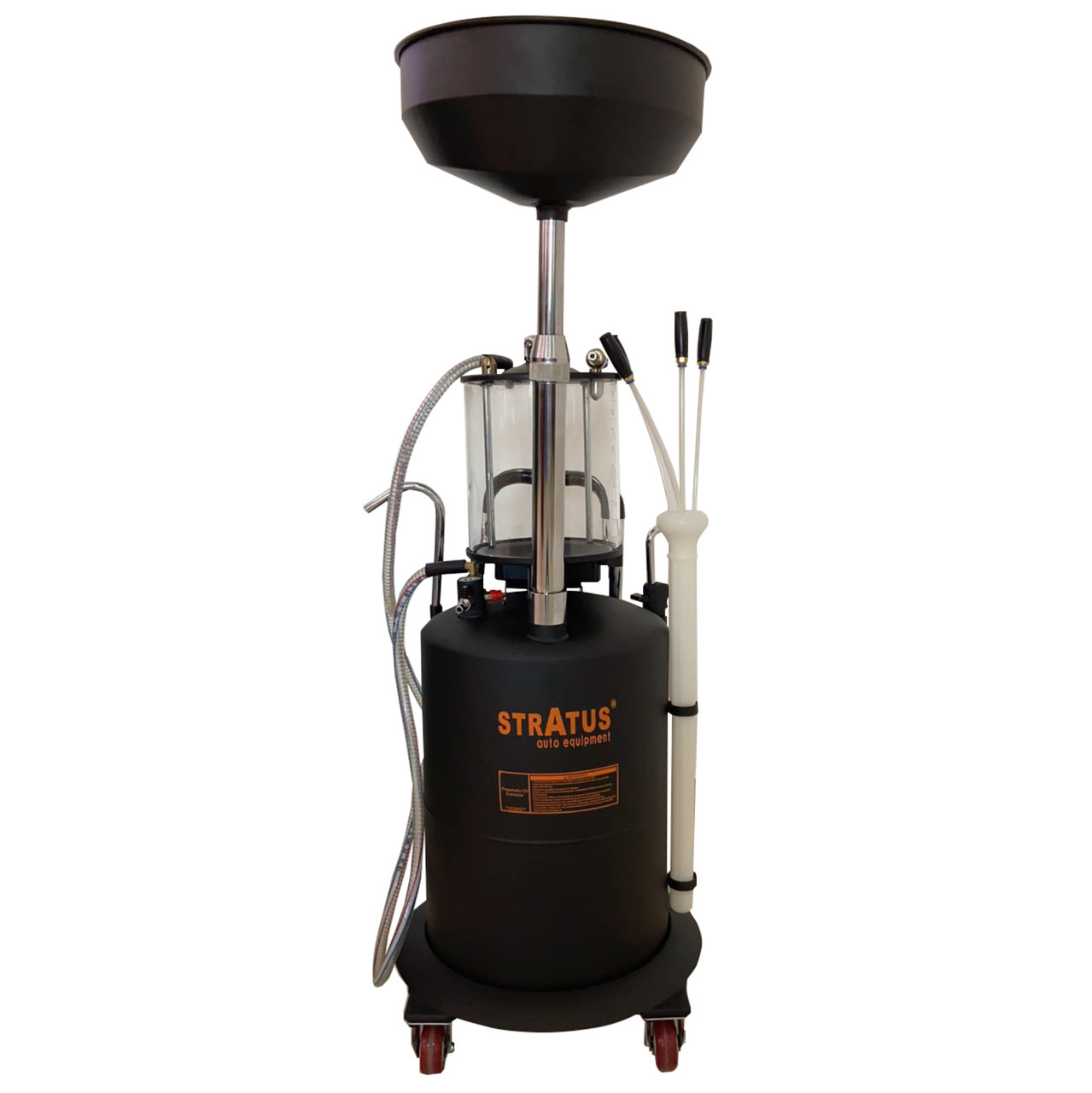 Stratus SAE-OL21 Portable 21-Gallon Oil Extractor |Pneumatic