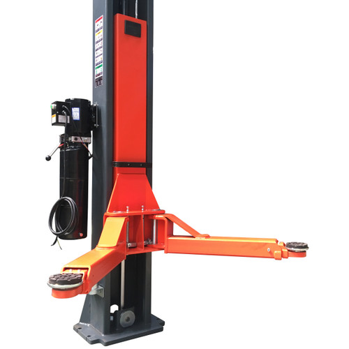 Manual Release Two Post Overhead Auto Car Lift - 14,000 lbs