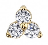 Gold Crystal Trinities