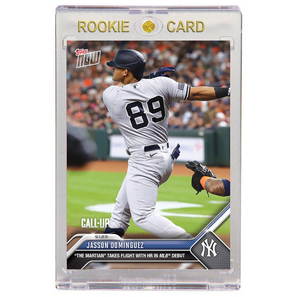 Jasson Dominguez New York Yankees 2024 Topps Chrome Strokes # 21 Rookie ...