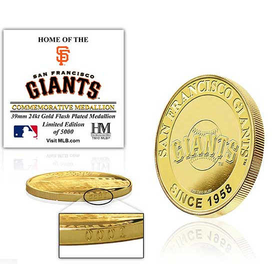 Oracle Park 24kt Gold Flash Plated Limited Edition Mint Coin