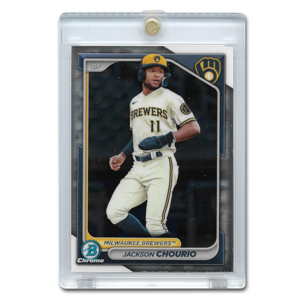 Jackson Chourio 2024 Bowman Chrome Propect # BCP140 Pre-Rookie Card