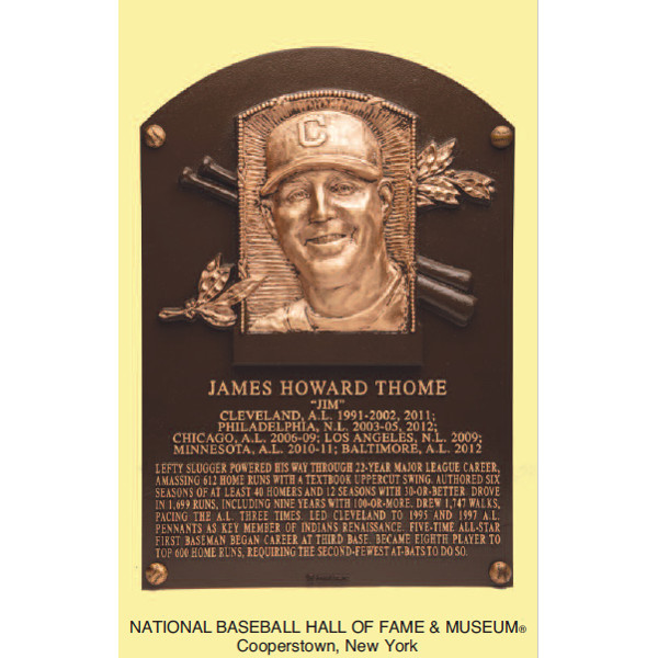 Jim Bunning Baseball Hall of Fame Plaque Postcard