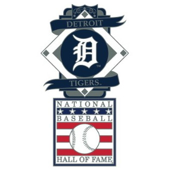 Detroit Tigers Baseball Hall of Fame Logo Exclusive Collector's Pin