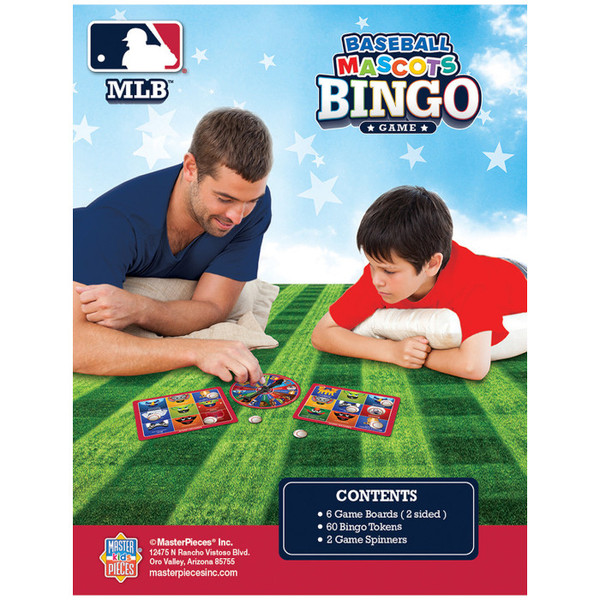 Major League Baseball Mascots Bingo Game