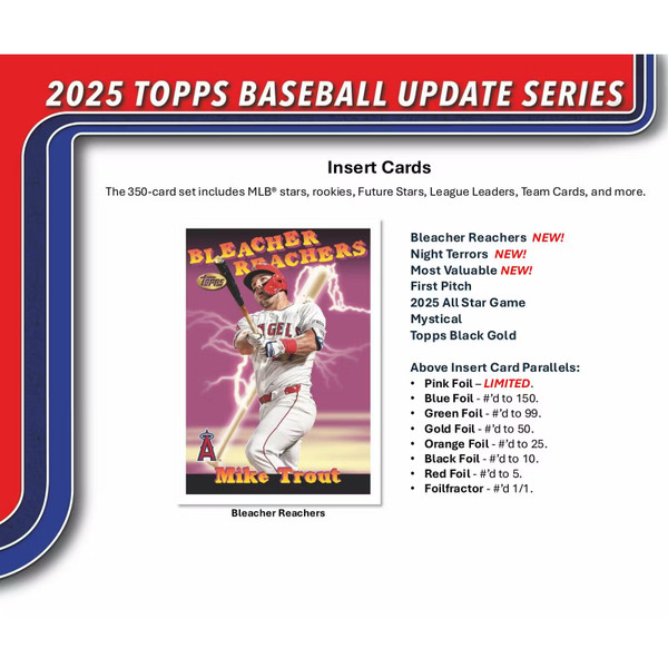 2025 Topps Update Baseball 59 Card Hanger Box