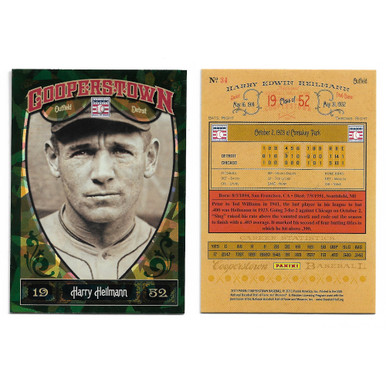 Harry Heilmann 2013 Panini Cooperstown Green Crystal # 34