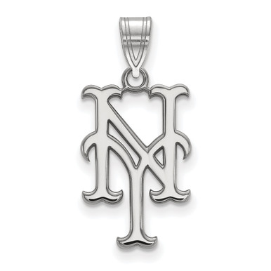 LogoArt New York Mets Sterling Silver Large Pendant
