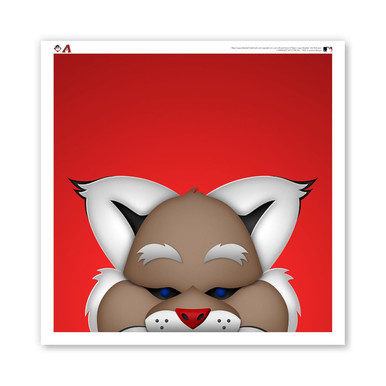 Arizona Diamondbacks Baxter the Bobcat Minimalist MLB Mascots ...