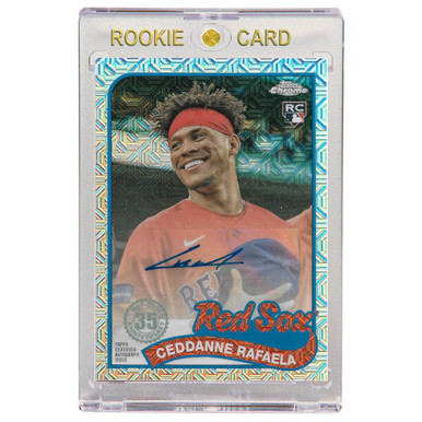 Ceddanne Rafaela Autographed 2024 Topps 35th Silver Pack Chrome # T89C ...