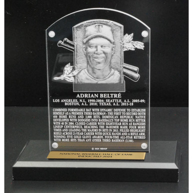 Adrian Beltré Acrylic Replica Hall of Fame Plaque