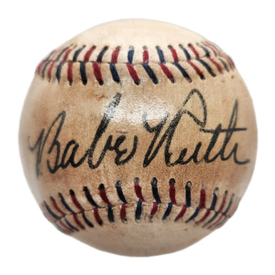 Babe Ruth HOF Replicas Reproduction Autographed 1930s Baseball