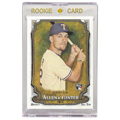 Evan Carter Texas Rangers 2024 Topps Allen & Ginter # 96 Rookie Card