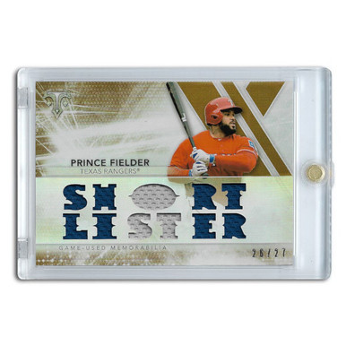 Prince Fielder 2015 Topps Triple Threads Relic # TTR-PF2 Ltd Ed of 27