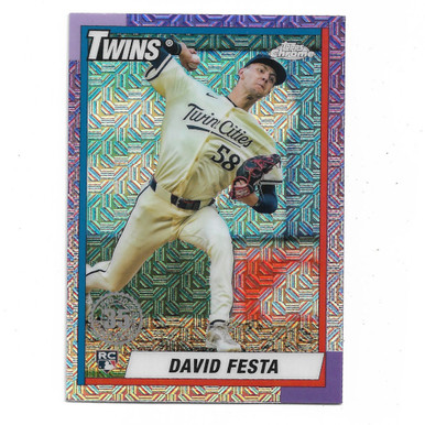 David Festa 2025 Topps Series 2 35th 1990 Silver Pack Chrome # T90C-90 ...