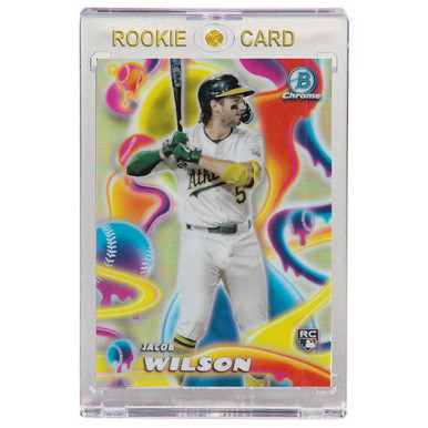 Jacob Wilson Oakland Athletics 2025 Bowman Chrome Melt Mashers # 7 ...