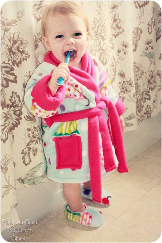 Comfy Cozy Kids Robe Pattern | PDF Sewing Pattern