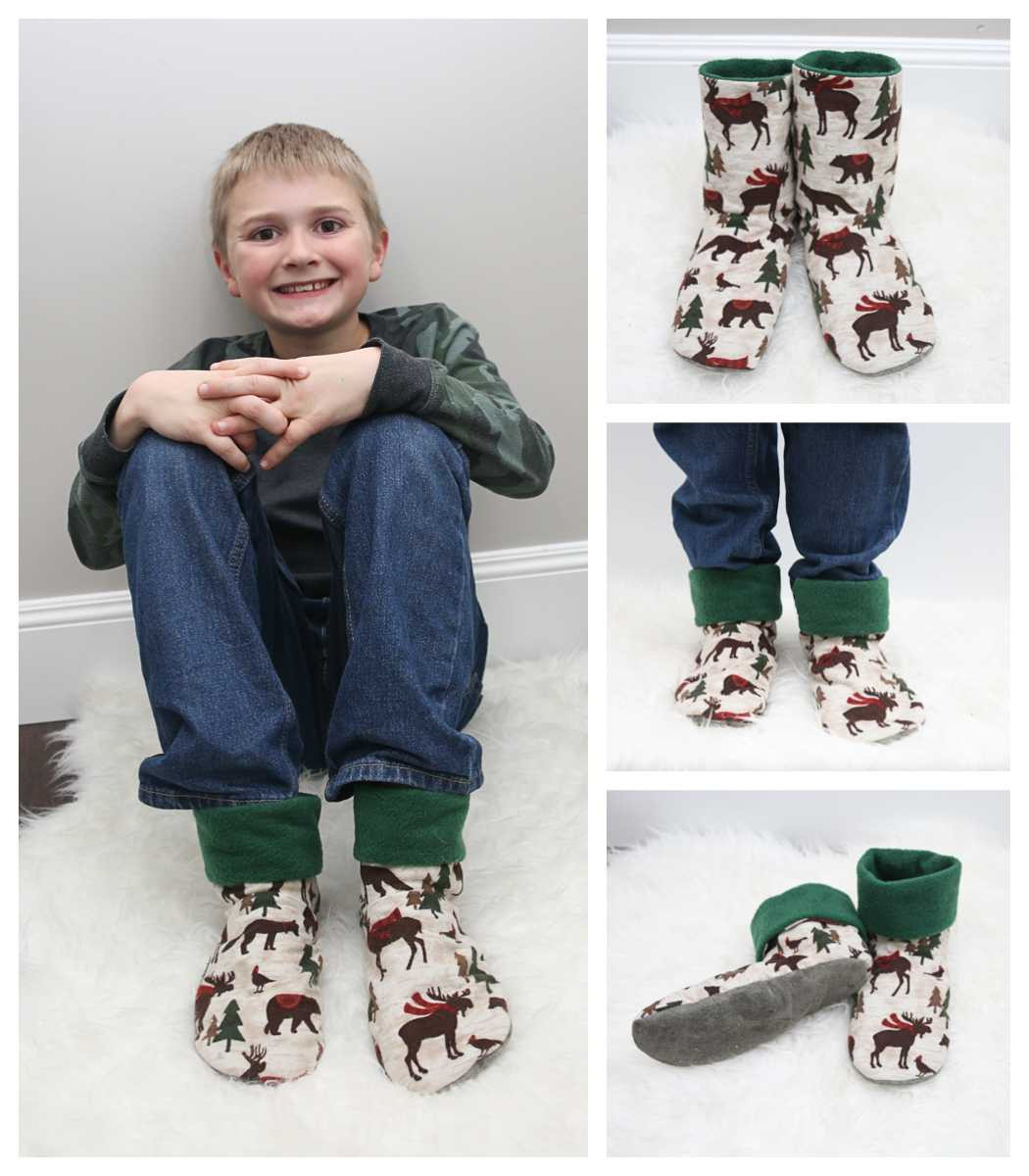 Snowbound Slipper Boots Pattern | PDF Sewing Pattern