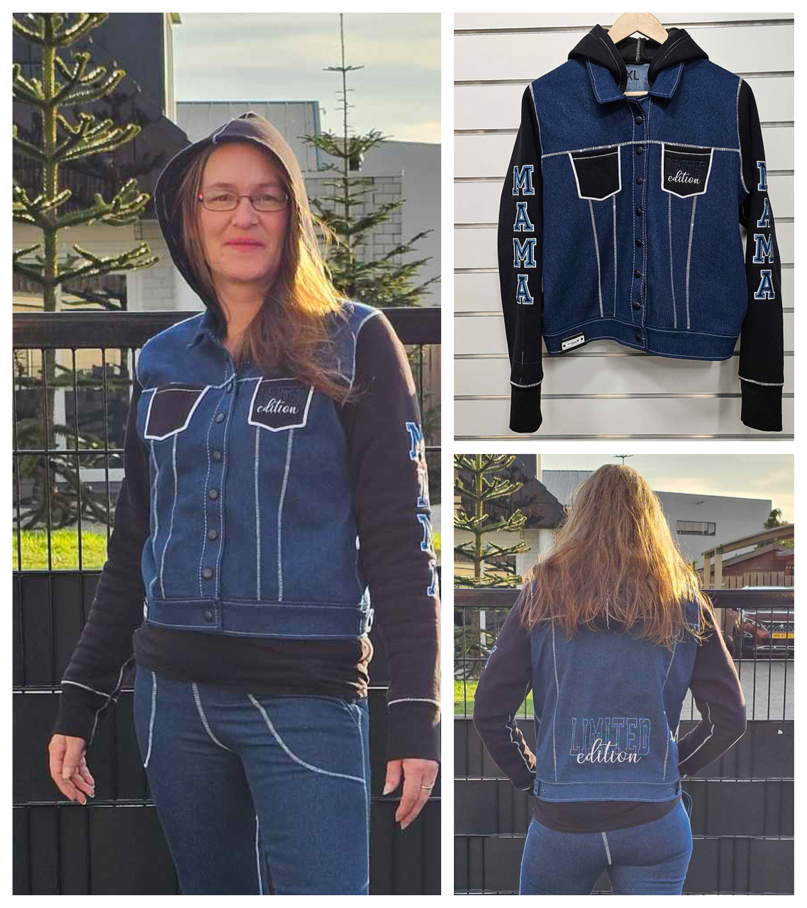 Women's Denim Jacket Sewing Pattern - Peek-a-Boo Pattern Shop