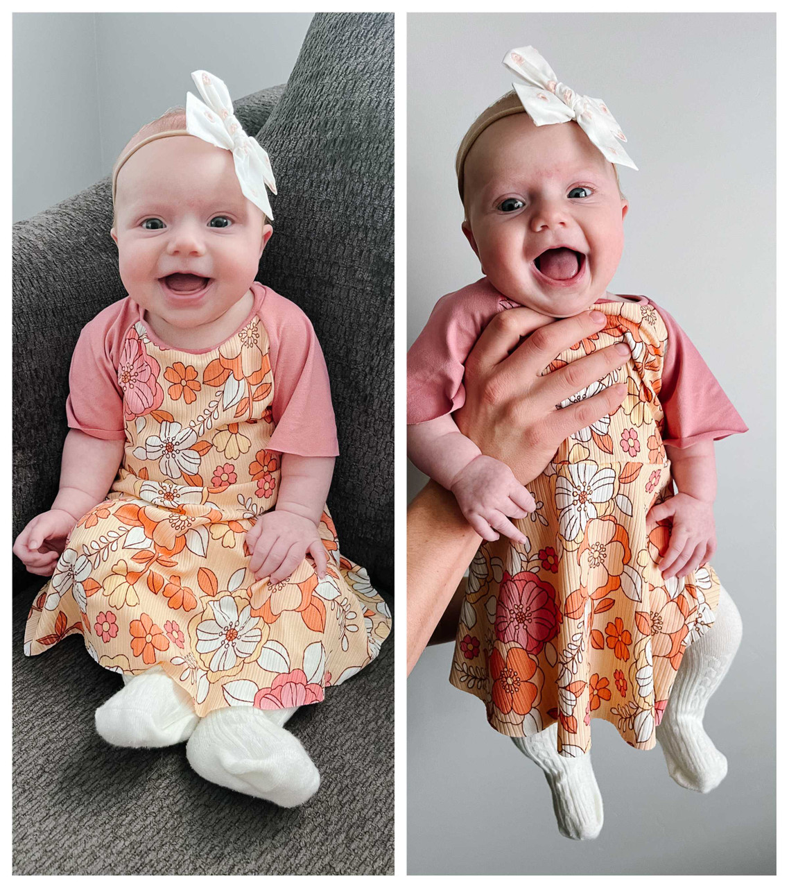 Girl's Raglan Dress Pattern - Peek-a-Boo Pattern Shop