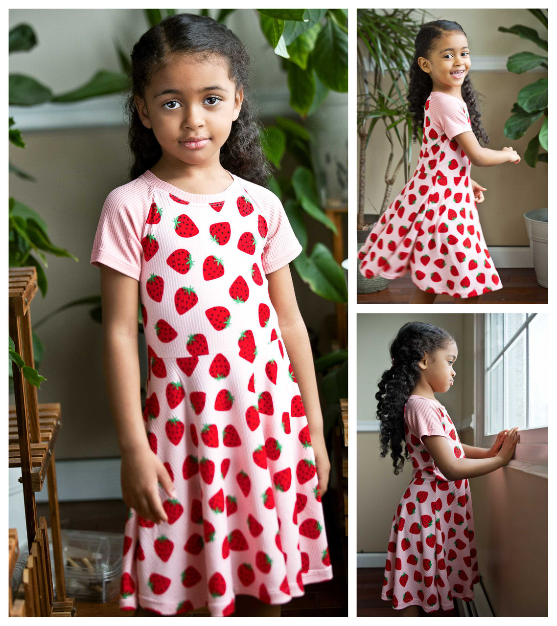 Girl's Raglan Dress Pattern - Peek-a-Boo Pattern Shop