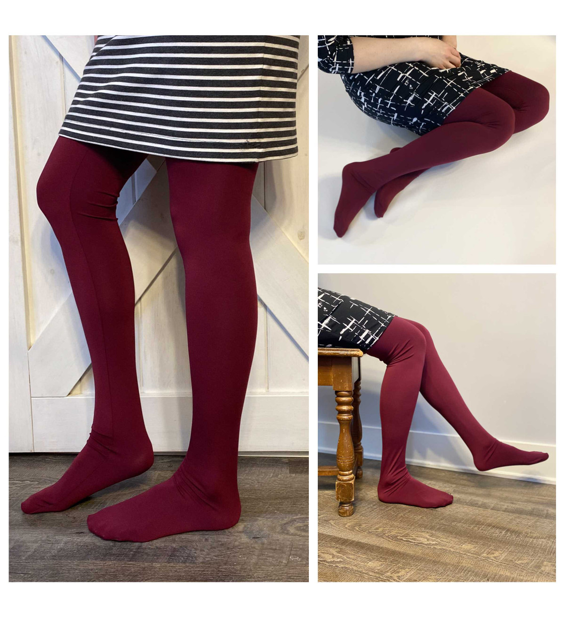 Women's Footed Tights Pattern - Peek-a-Boo Pattern Shop
