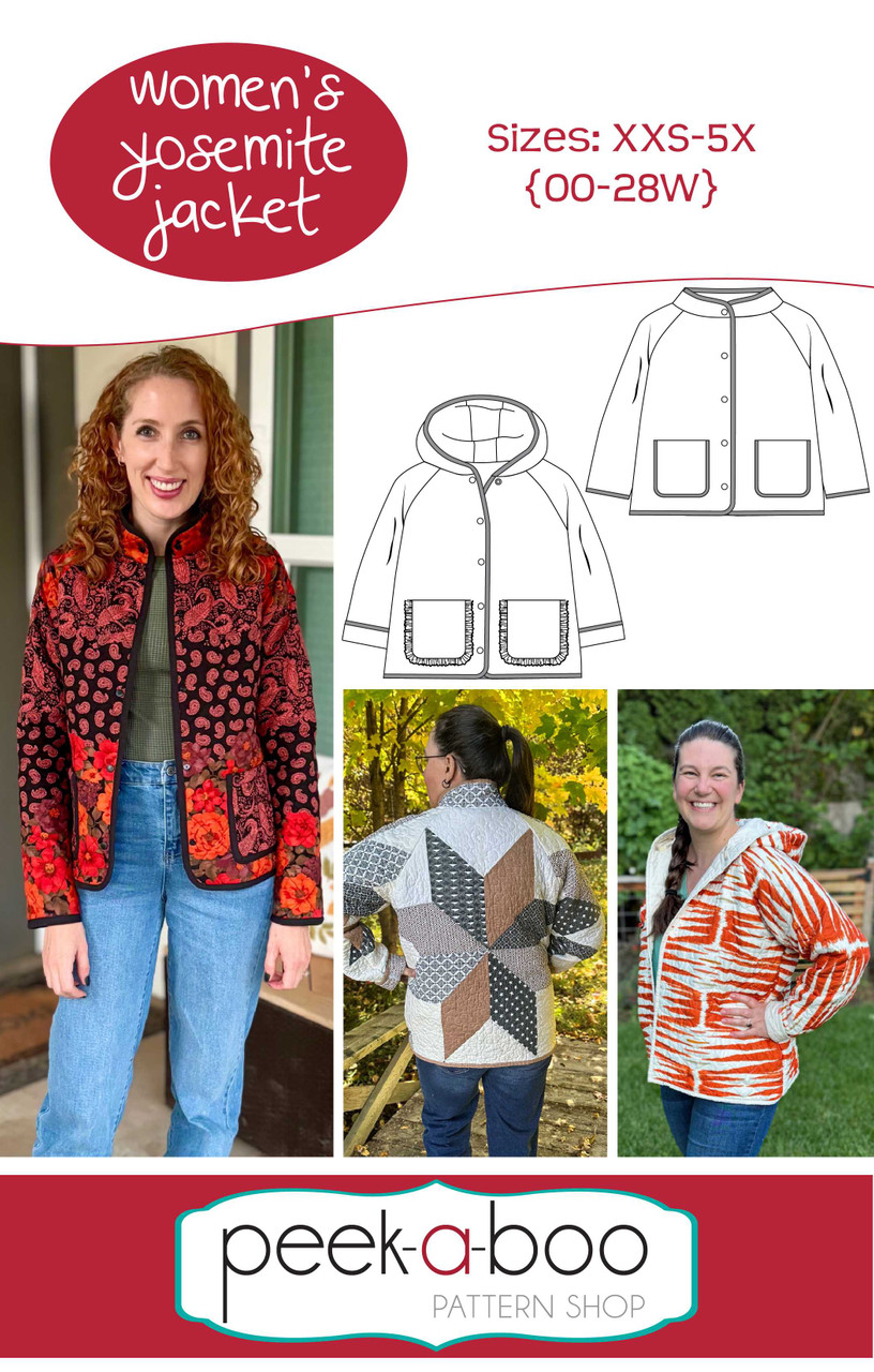 Women's Yosemite Jacket Pattern - Peek-a-Boo Pattern Shop