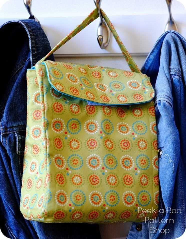 Grab n' Go Lunch Bag Pattern | PDF Sewing Pattern