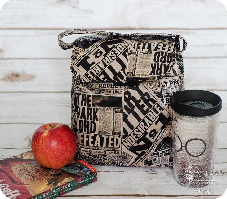 Grab n' Go Lunch Bag Pattern | PDF Sewing Pattern