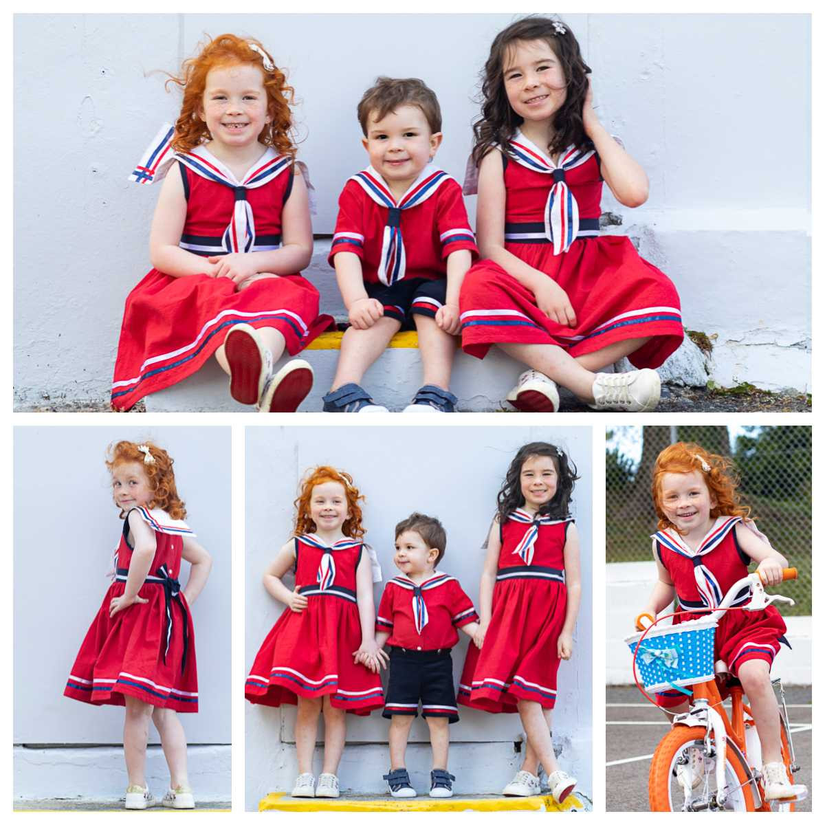 Anchors Aweigh Sailor Dress Pattern | PDF Sewing Pattern