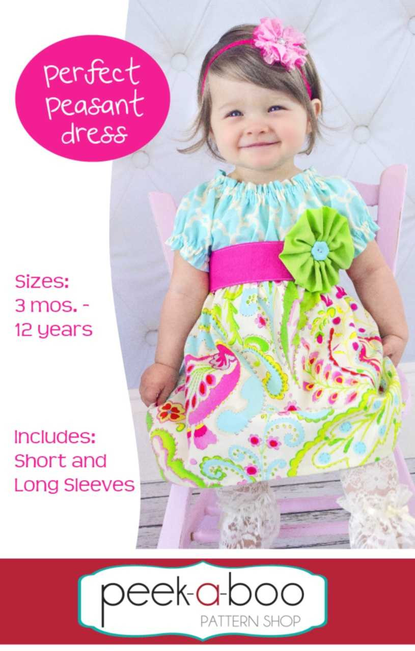 Perfect Peasant Dress Pattern | PDF Sewing Pattern