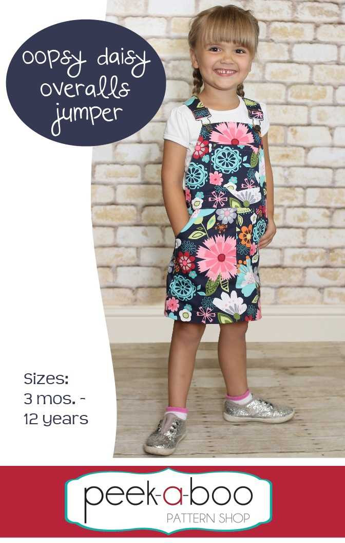 Oopsy Daisy Overall Jumper Pattern | PDF Sewing Pattern