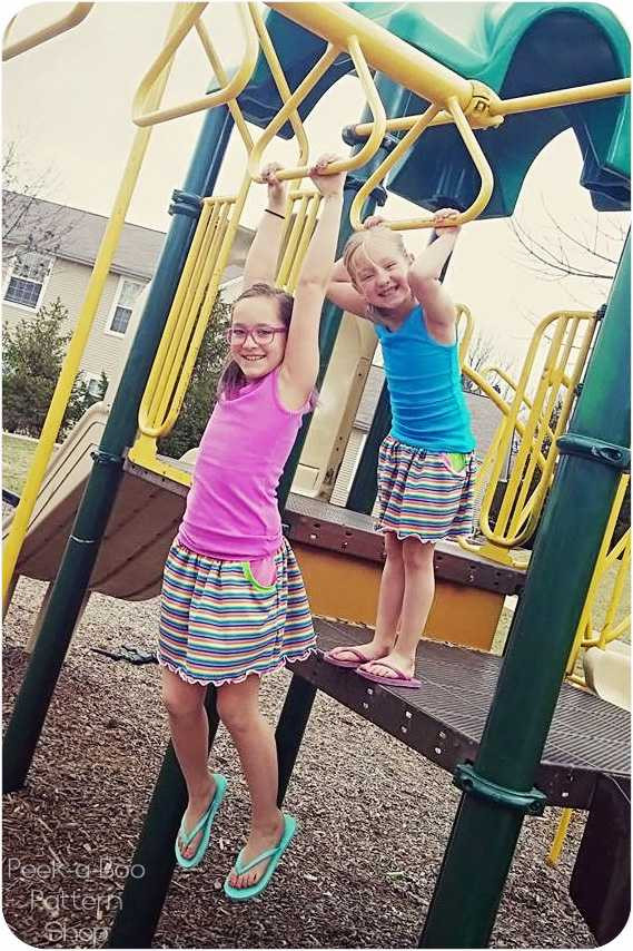 Skip Along Skort Pattern | PDF Sewing Pattern