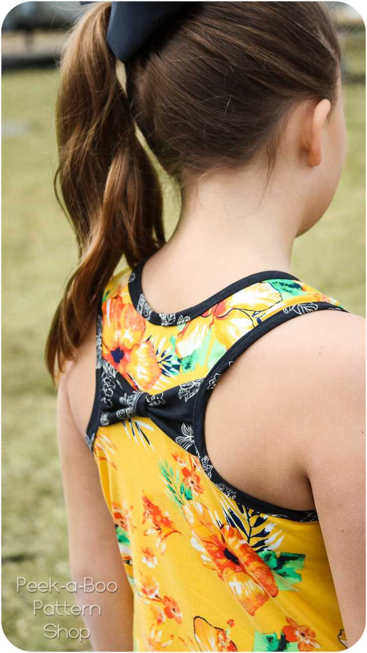 Rio Racerback Sewing Pattern | Top and Dress PDF Pattern
