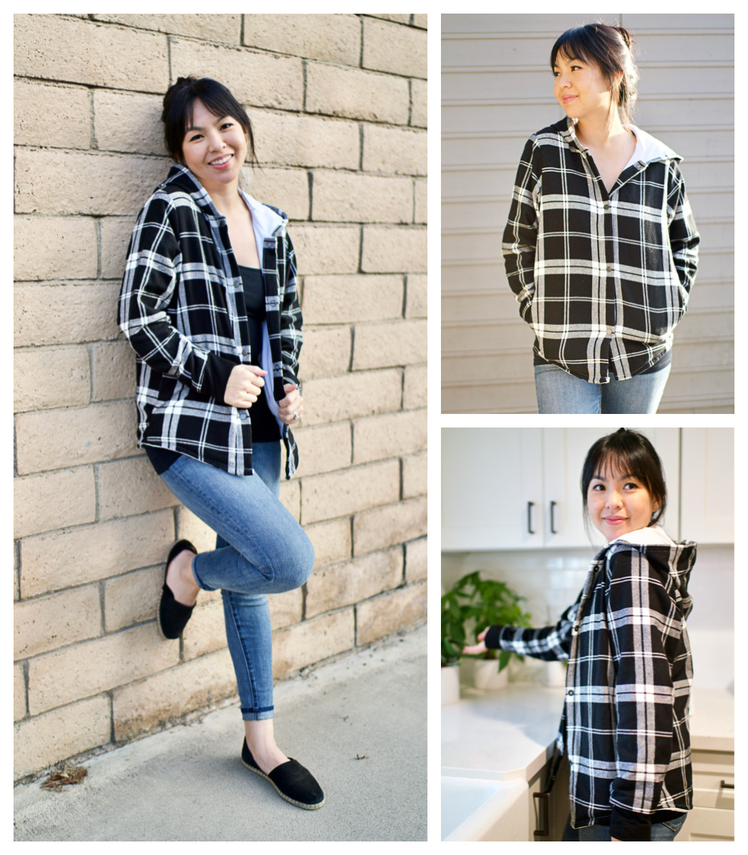 Adult Shirt Jacket Pattern | PDF Sewing Pattern