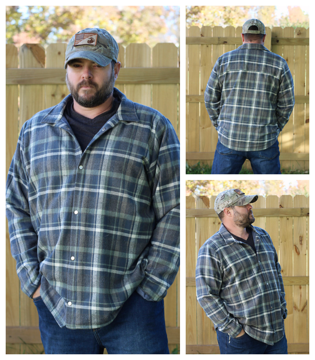 Adult Shirt Jacket Pattern | PDF Sewing Pattern