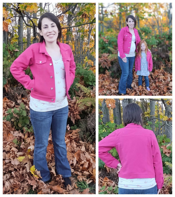 Women's Denim Jacket Sewing Pattern | PDF Pattern
