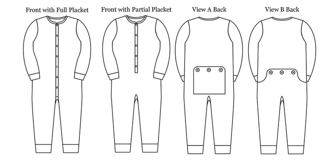 Lil' Long Johns Pattern | Kids Long Johns Pattern