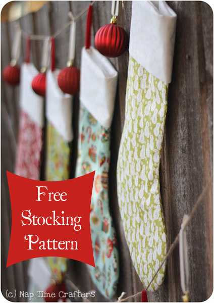 Free Christmas Stocking Pattern | PDF Sewing Patterns