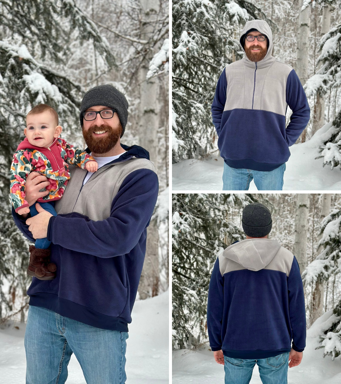 Adult Timberline Pullover Pattern - Peek-a-Boo Pattern Shop