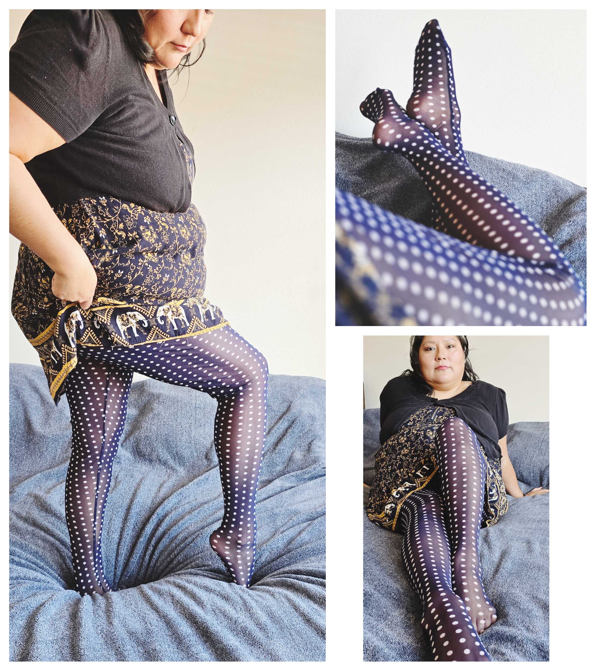 Women's Footed Tights Pattern - Peek-a-Boo Pattern Shop