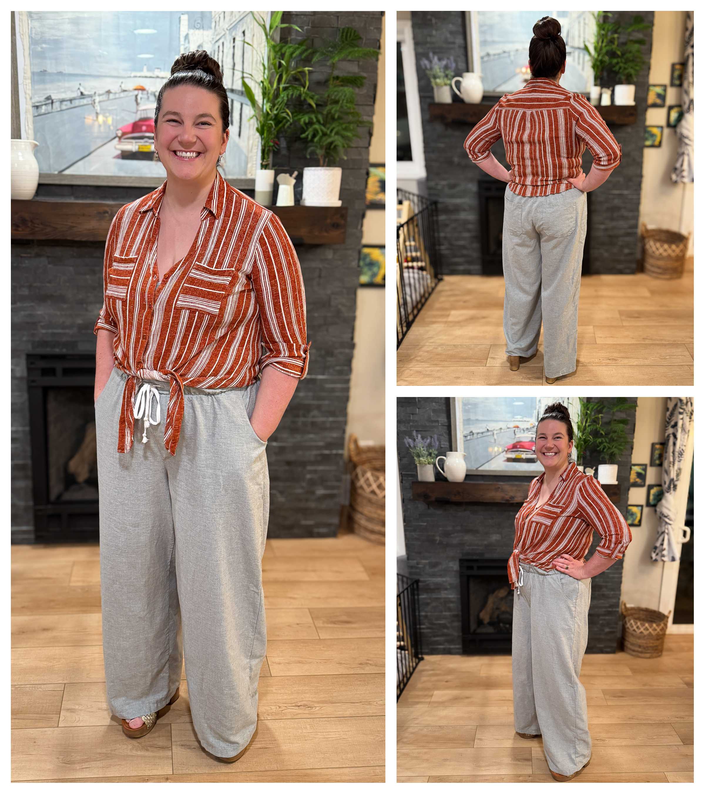 Women's Wide Leg Pants Pattern - Peek-a-Boo Pattern Shop