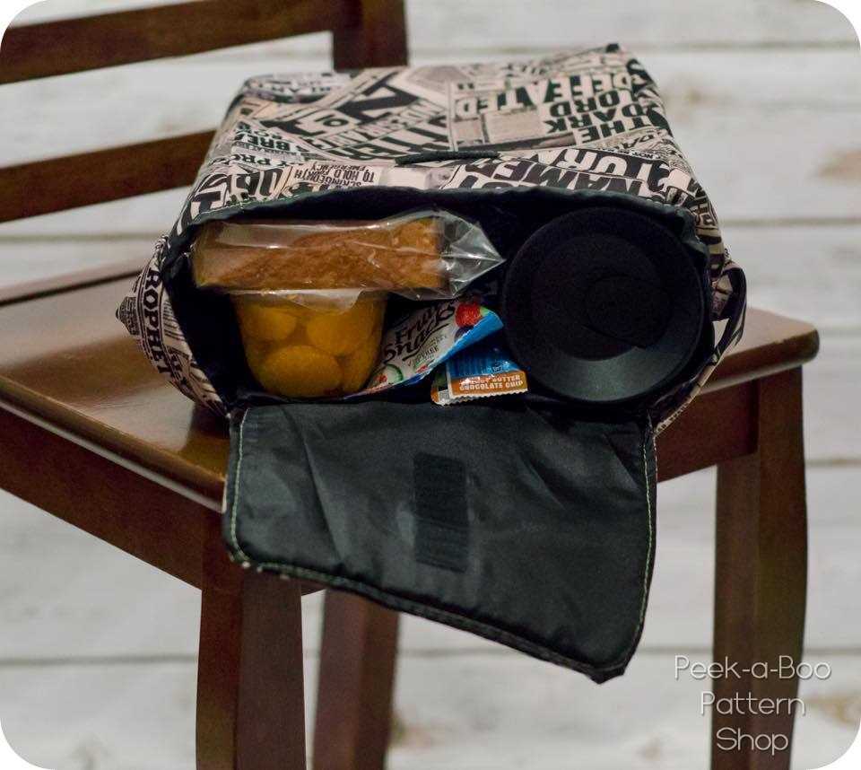 Grab n' Go Lunch Bag Pattern | PDF Sewing Pattern