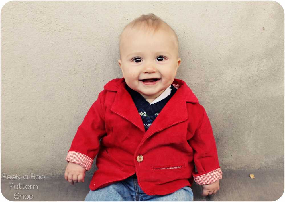 Little Gentleman Boys Suit Jacket Pattern