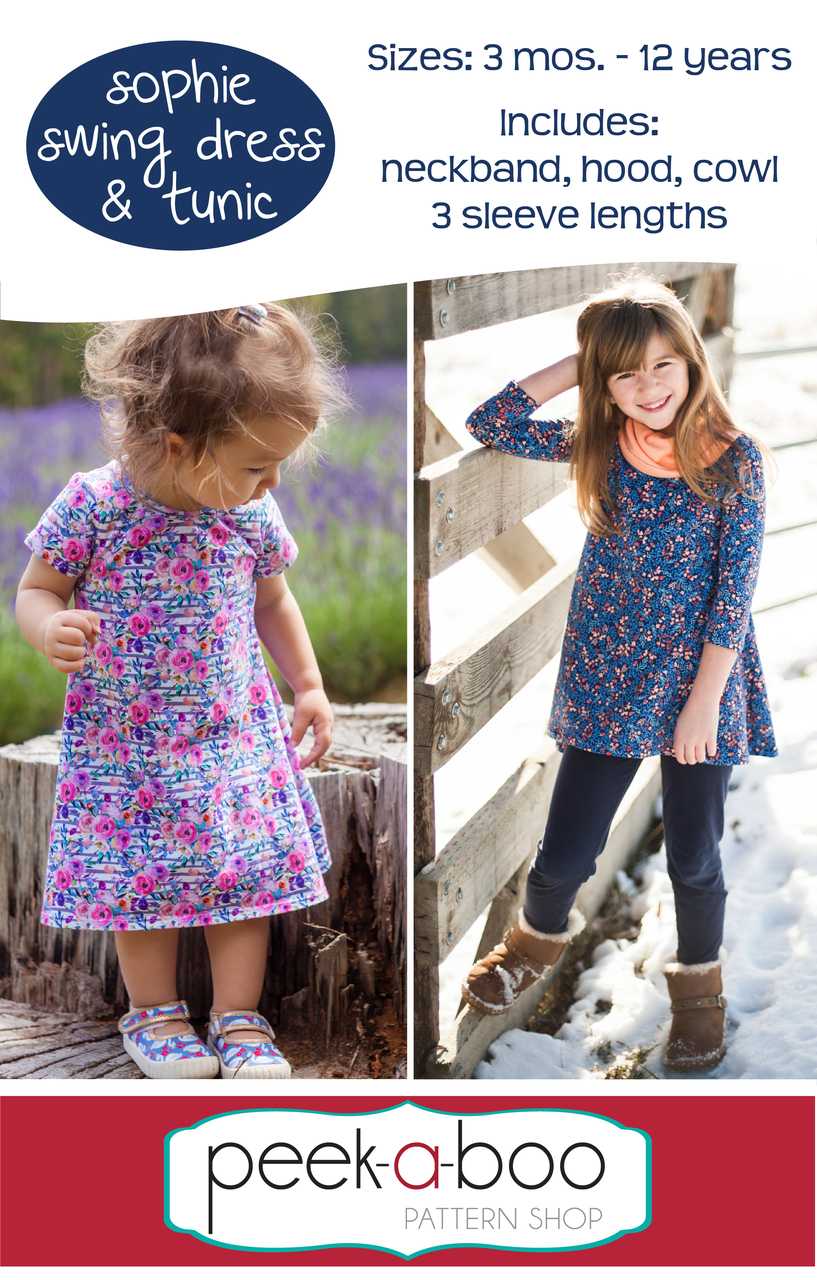 Sophie Swing Dress Pattern | PDF Sewing Pattern