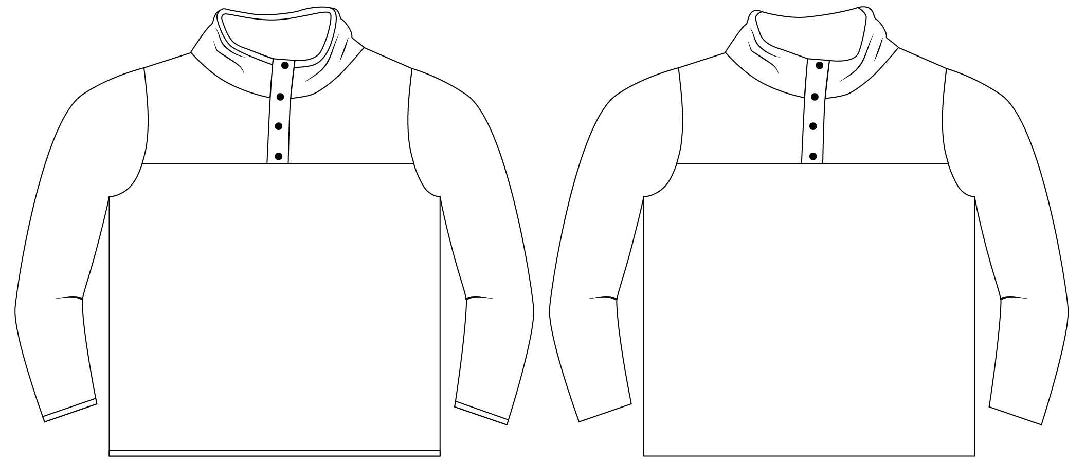 Denali Men's Fleece Pullover Pattern | PDF Sewing Patterns