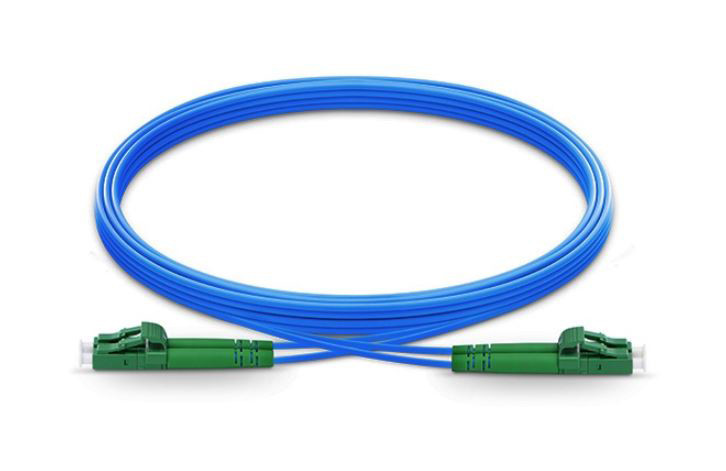 LC APC to LC APC Duplex Single Mode Armored PVC (OFNR) Patch Cable ...