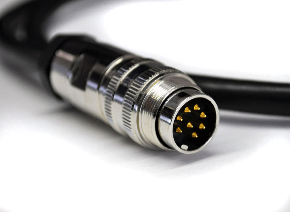 AISGM8D AISG Male 8 PIN DIN Connector - TXM Manufacturing