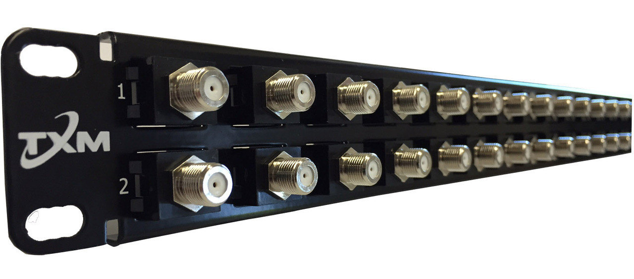 RF Coax Cable - F-Type Coax Patch Panels - TXM Manufacturing